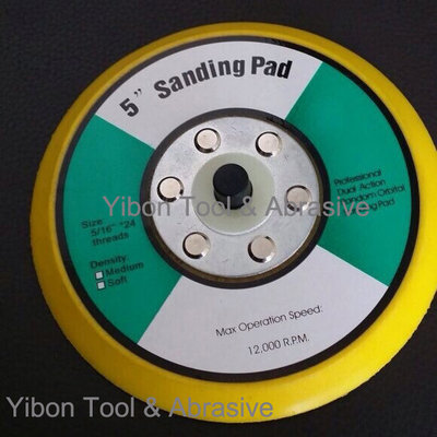 China 5inch Sanding Pad/Velcro Sanding Pad/Abrasive Pad with threads supplier