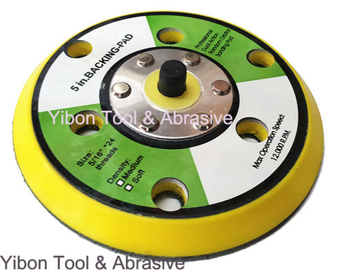 China 5 inch backing-pad with 6 holes supplier