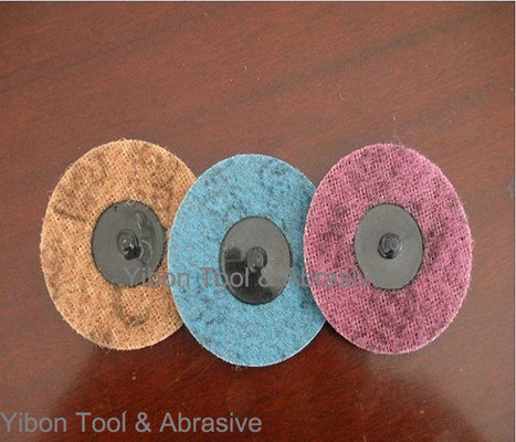China 3inch 3M Polishing Nylon Abrasive Non Woven quick change Disc supplier