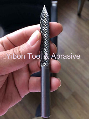 China Manufacture 6mm Diameter tire repair Carbide rotary cutters / Tire grinding burrs supplier