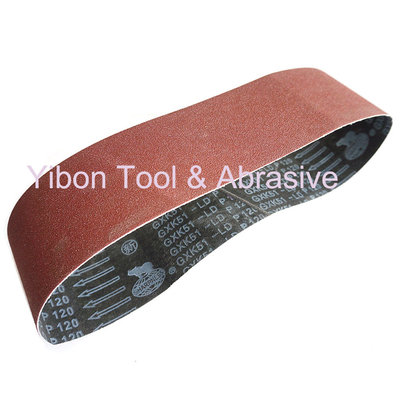 China GXK51 Aluiminum oxide abrasive sanding belt for Furniture supplier