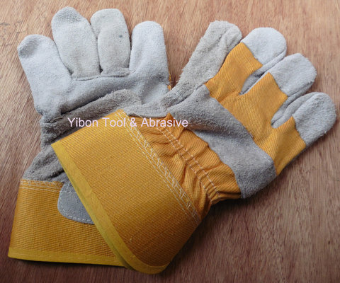 China 10.5&quot; Short Leather Welding Safety Gloves supplier