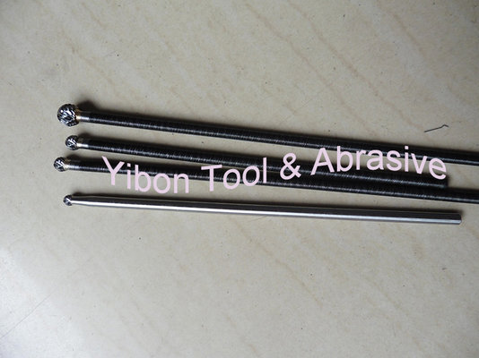 China High Quality Double cut 6mm Diameter with 350mm Long Flexible Shaft Carbide bur supplier