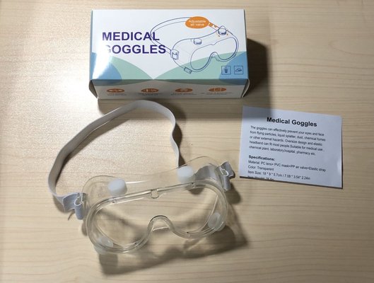 China Factory Supply Medical Goggles / Protective Goggles with certificate supplier