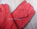 High quality 14&quot; Red color Cow Split Welding Gloves/Safety Gloves / Working Gloves supplier