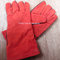High quality 14&quot; Red color Cow Split Welding Gloves/Safety Gloves / Working Gloves supplier